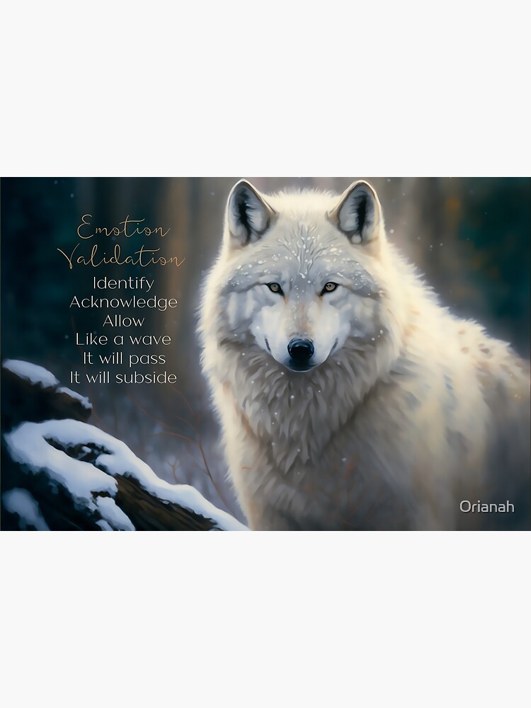 "Arctic Wolf Guide: Emotion Validation, Emotion Regulation DBT skills ...