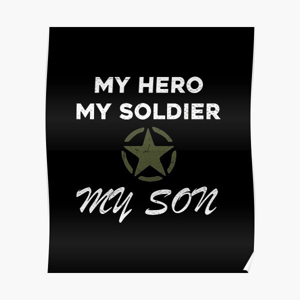 Póster «Orgullosa mamá del ejército Camiseta para mamá militar Mi ...