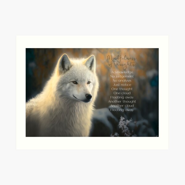 "Arctic Wolf Guide: Mindfulness of thoughts. Nonjudgement, Acceptance ...
