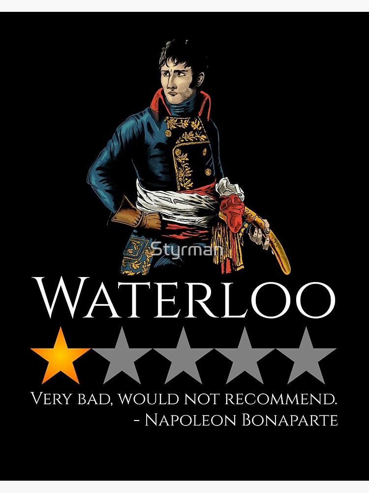 "Napoleon Bonaparte - History Of France - Battle Of Waterloo" Art Board ...