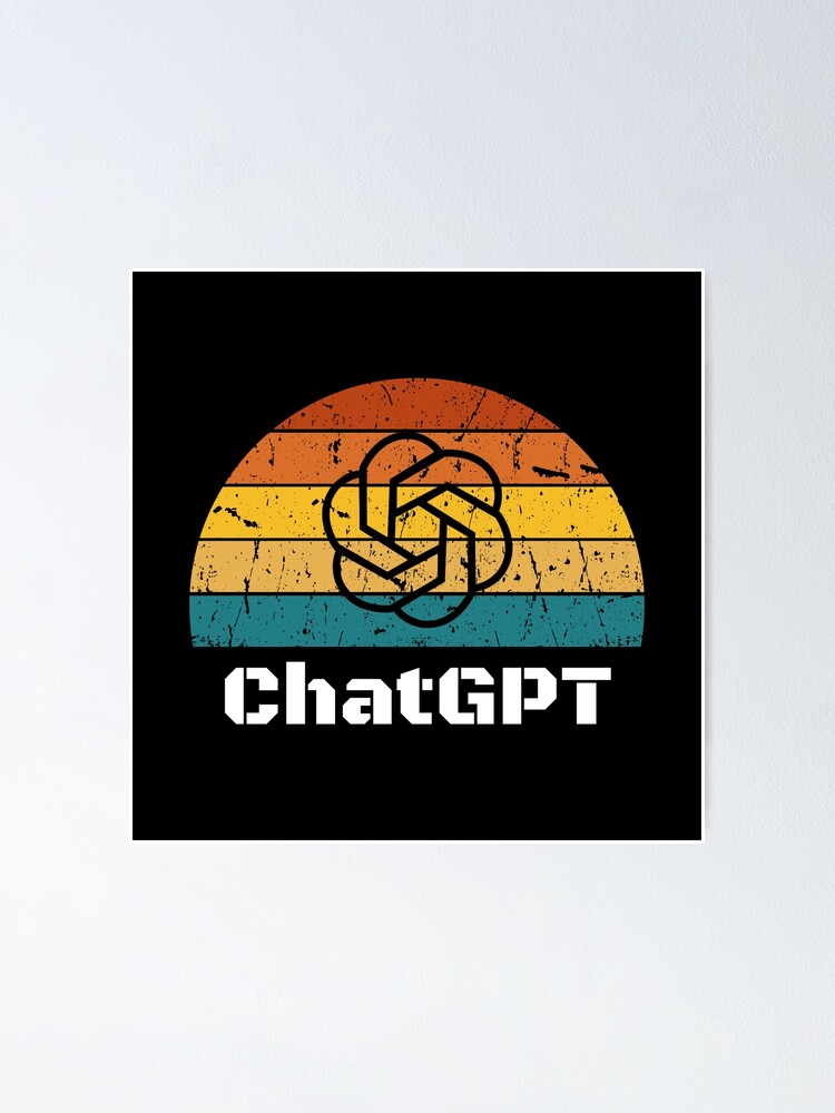 "ChatGPT" Poster for Sale by sweary12 | Redbubble