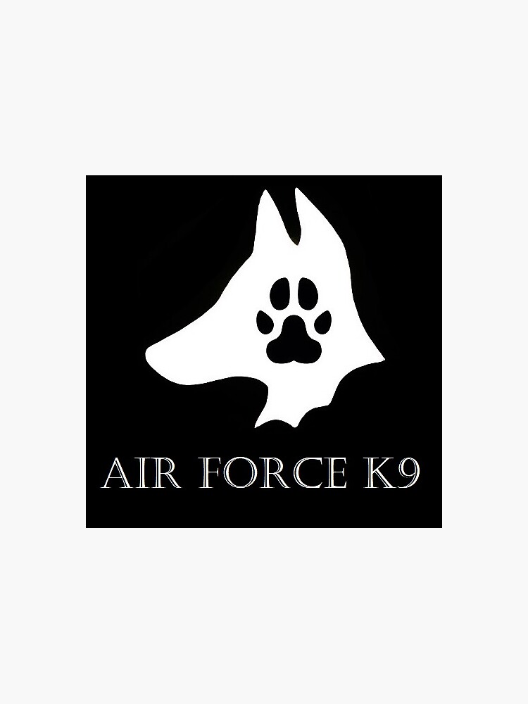 "Air Force K9" Sticker for Sale by Workingdogs | Redbubble