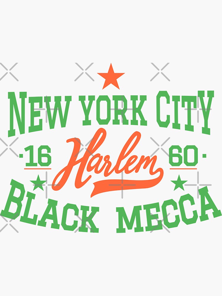 "Black Mecca Harlem New York - Harlem Logo - Black Mecca Harlem Shirt ...