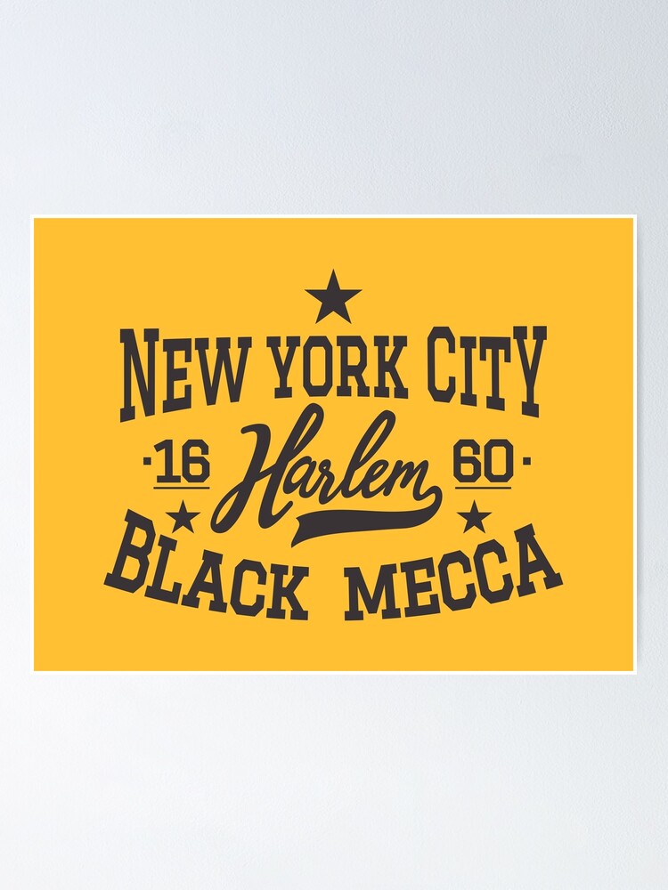 "Black Mecca Harlem New York - Harlem Logo - Black Mecca Harlem Shirt ...