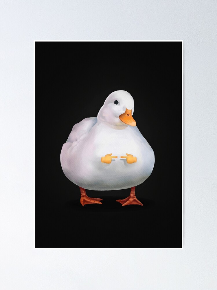 "Cute Duck Meme" Poster for Sale by Mashz | Redbubble