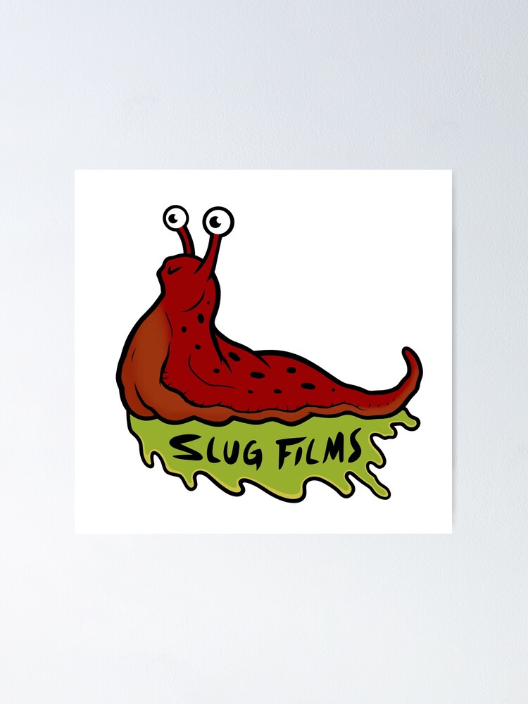 "SLUG FILMS Red Logo" Poster for Sale by Slug-Films-Shop | Redbubble