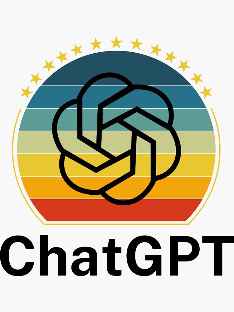"ChatGPT" Sticker for Sale by sweary12 | Redbubble