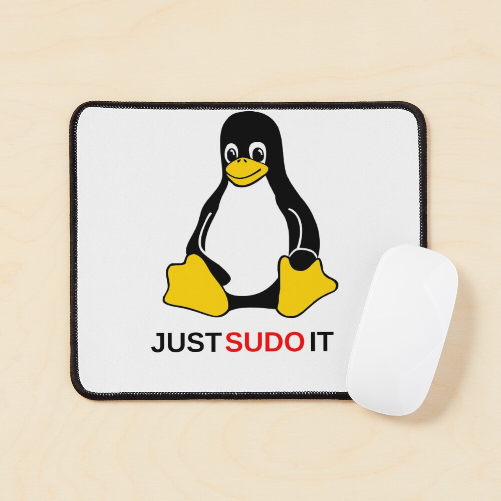"Linux - Just sudo it" Sticker for Sale by BadMister | Redbubble