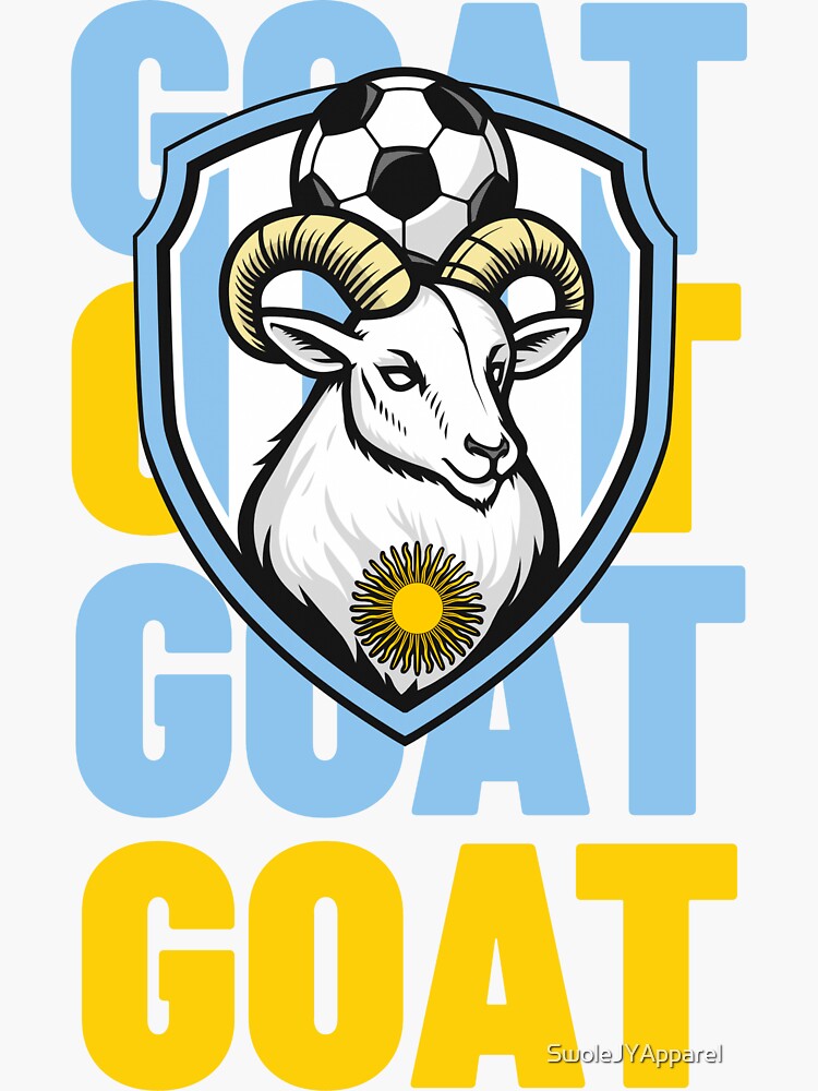 "Argentina Goat World Cup Football Soccer" Sticker for Sale by ...