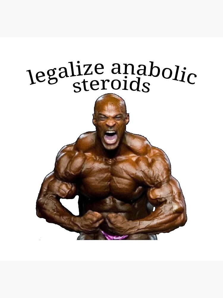 "Legalize Anabolic - Ronnie Coleman" Sticker for Sale by Henry ...