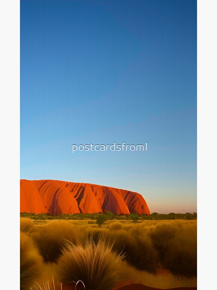 "Uluru, Australia" Sticker for Sale by postcardsfromI | Redbubble