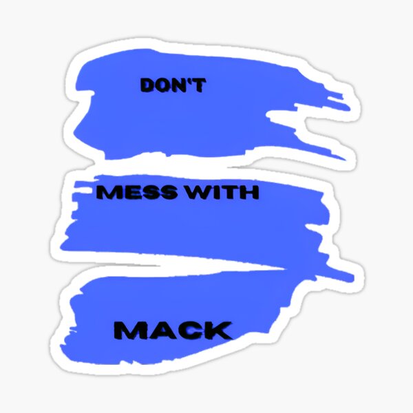" mattress mack " Sticker for Sale by HebeReynolds | Redbubble