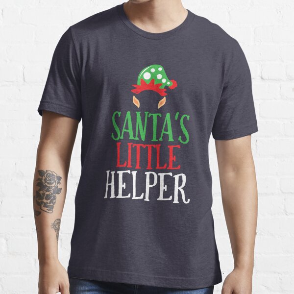 "Santas Little Helper - Christmas " T-shirt for Sale by AurlexTees ...