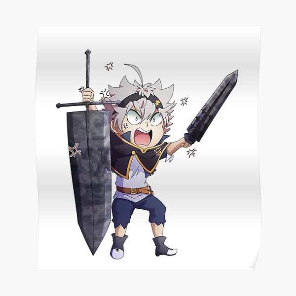 "Black Clover - Asta" Poster for Sale by HD90 | Redbubble