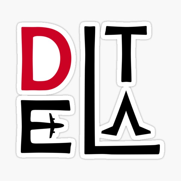 "DELTA Aviation Phonetic Alphabet Pilot Airplane" Sticker for Sale by ...