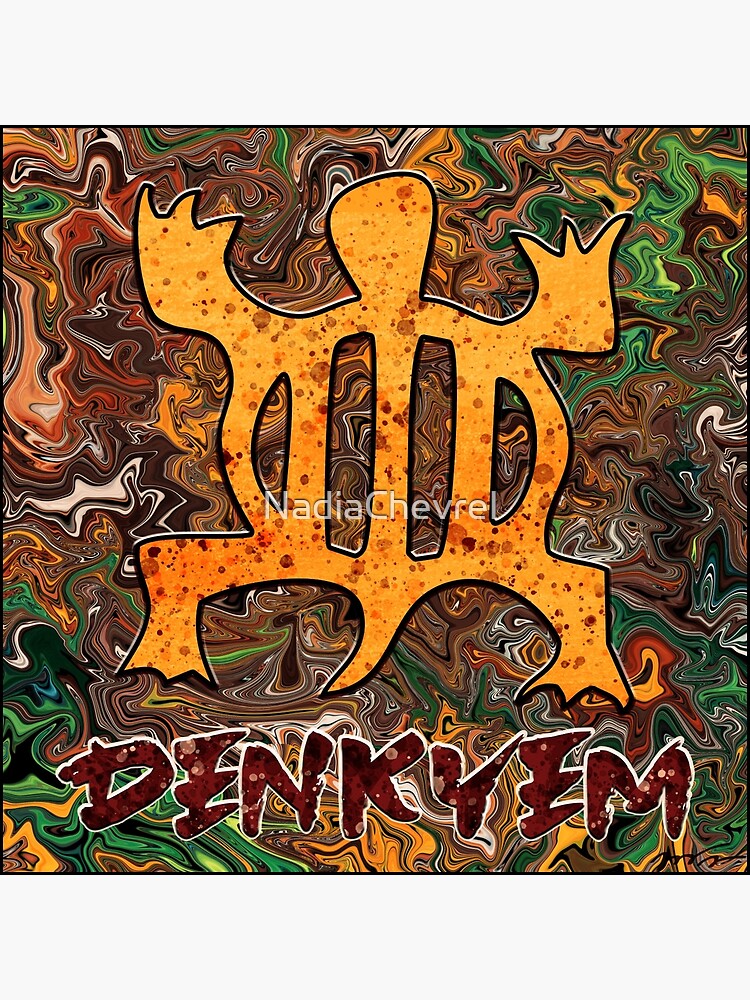 "Adinkra symbol Denkyem painting, Adaptability ancient African symbol ...