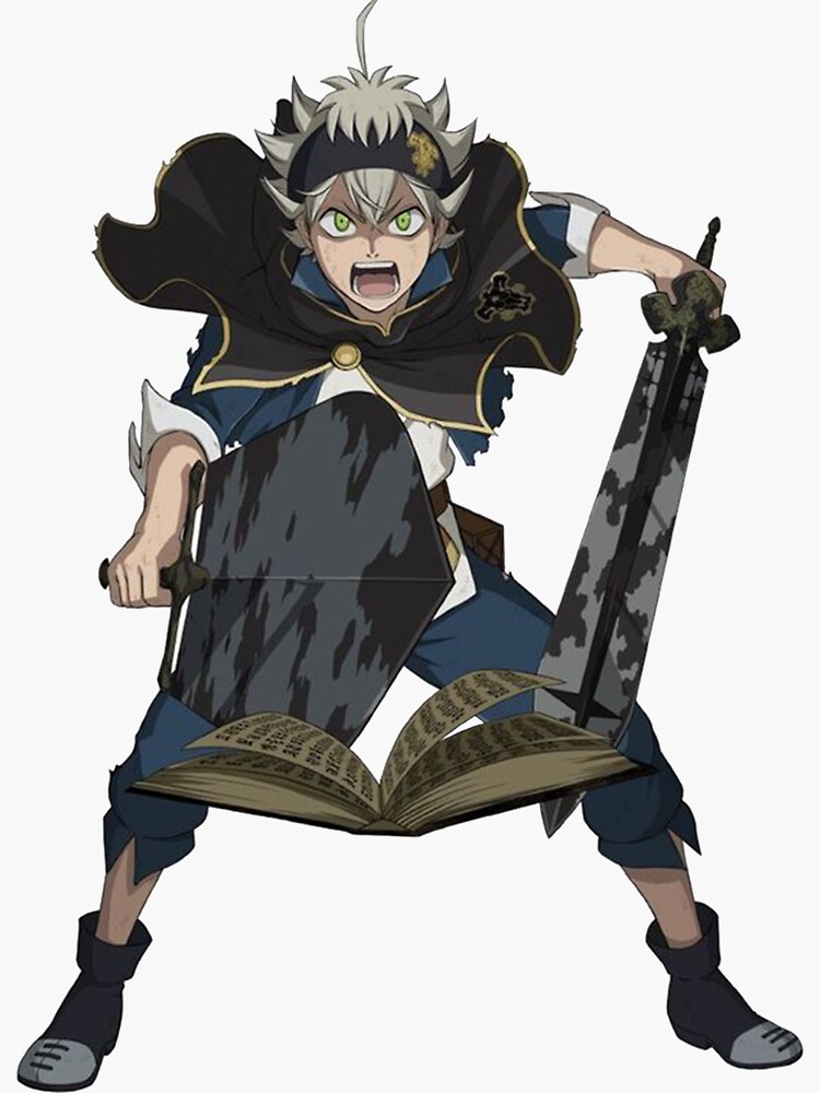 "Black Clover - Asta" Sticker for Sale by HD90 | Redbubble