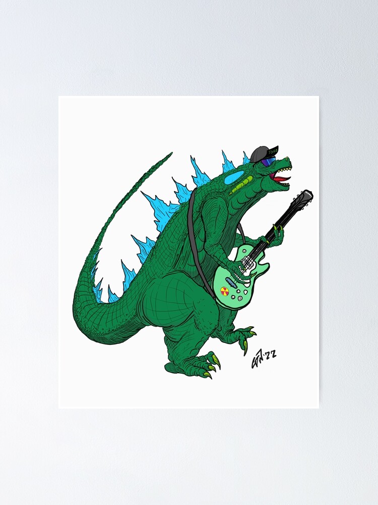 "Atomic Thunder Lizard Shreds!" Poster for Sale by coreyhasissues ...
