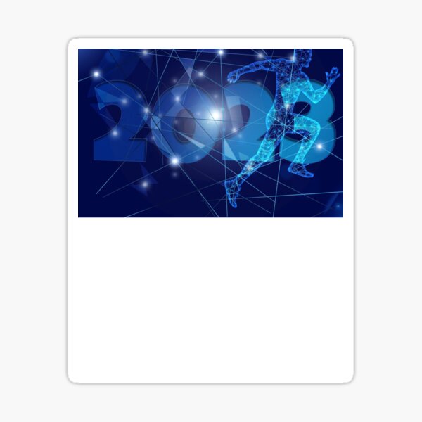 "2023" Sticker for Sale by Malithcenter | Redbubble