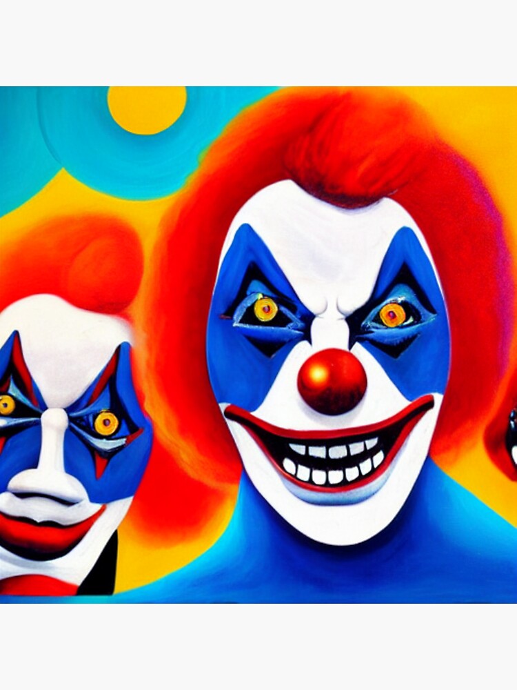 "Psycho Madness - Rockstar Clowns" Sticker for Sale by PsychoMadness ...