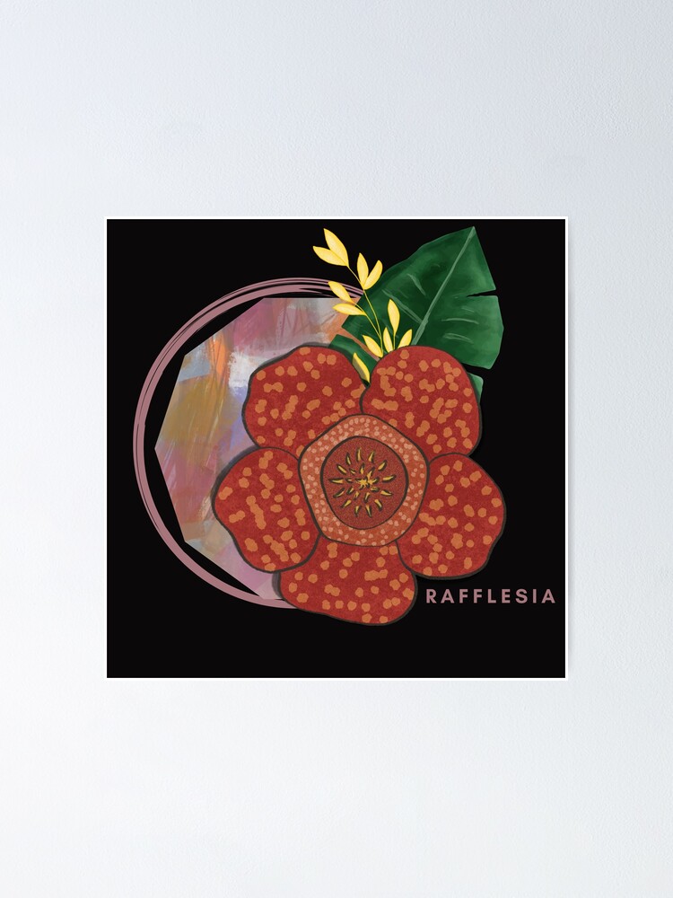 "RAFFLESIA HEART" Poster for Sale by GoMoni | Redbubble