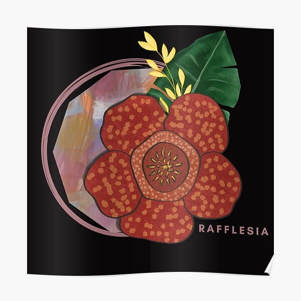 "RAFFLESIA HEART" Poster for Sale by GoMoni | Redbubble