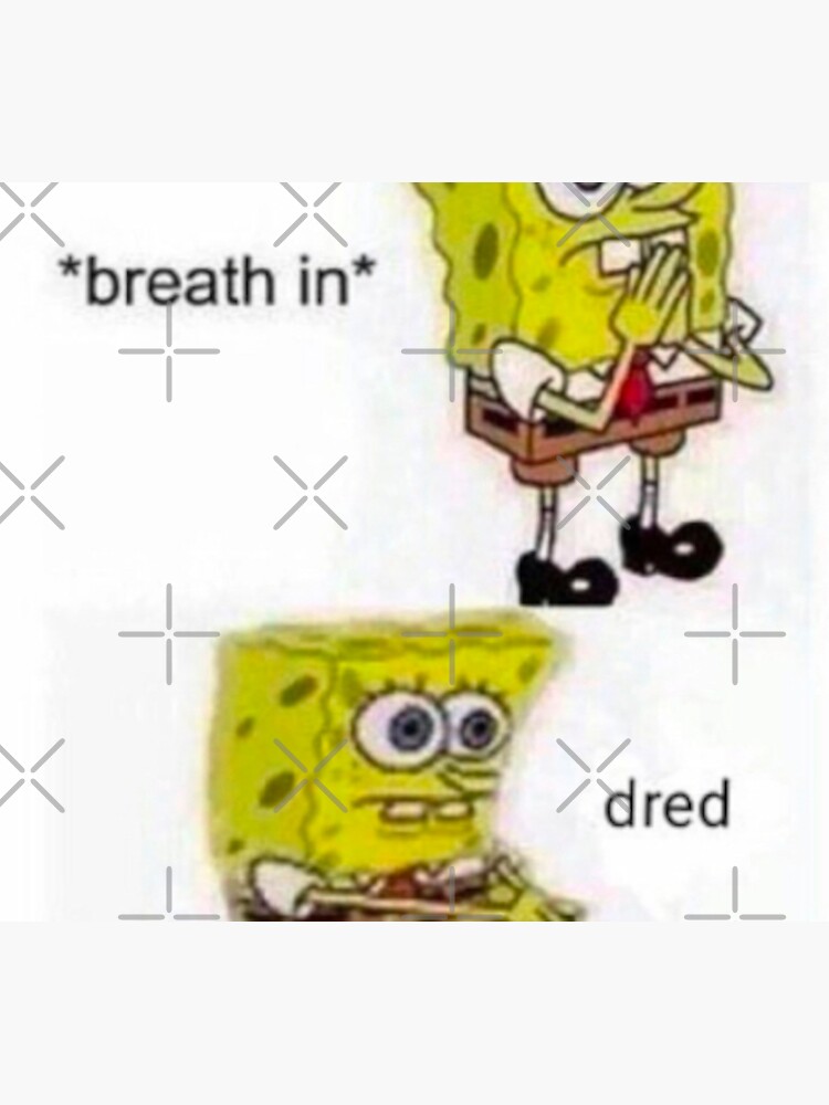 "Spongebob breath in meme" Poster for Sale by Pjbaratix | Redbubble