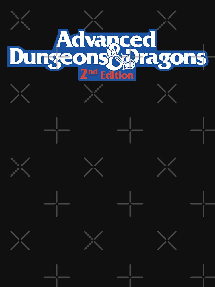"Advanced Dungeons and Dragons -2nd Edition- Old School DnD" T-shirt ...