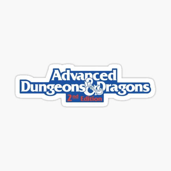 Advanced Dungeons And Dragons Logo AD&D Edition Labeling Dragonsfoot
