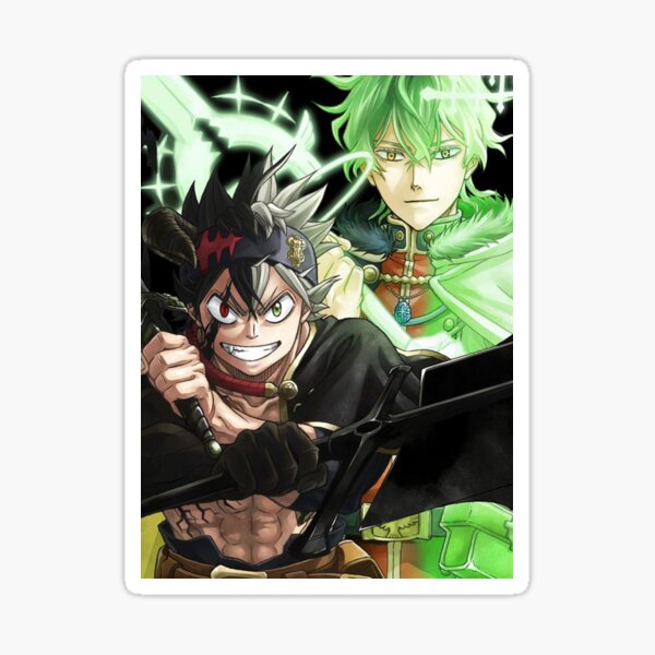 "Asta - Yuno" Sticker for Sale by HD90 | Redbubble