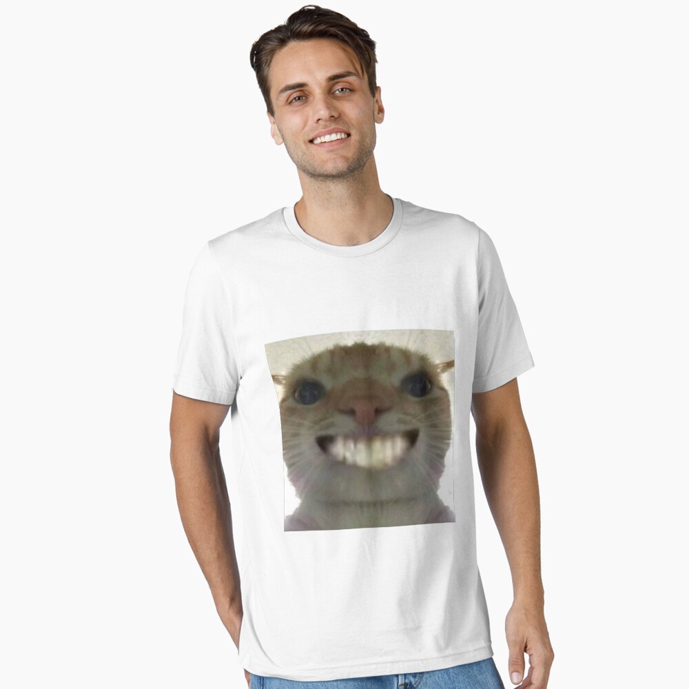 "smiley cat meme" Sticker for Sale by Pjbaratix | Redbubble