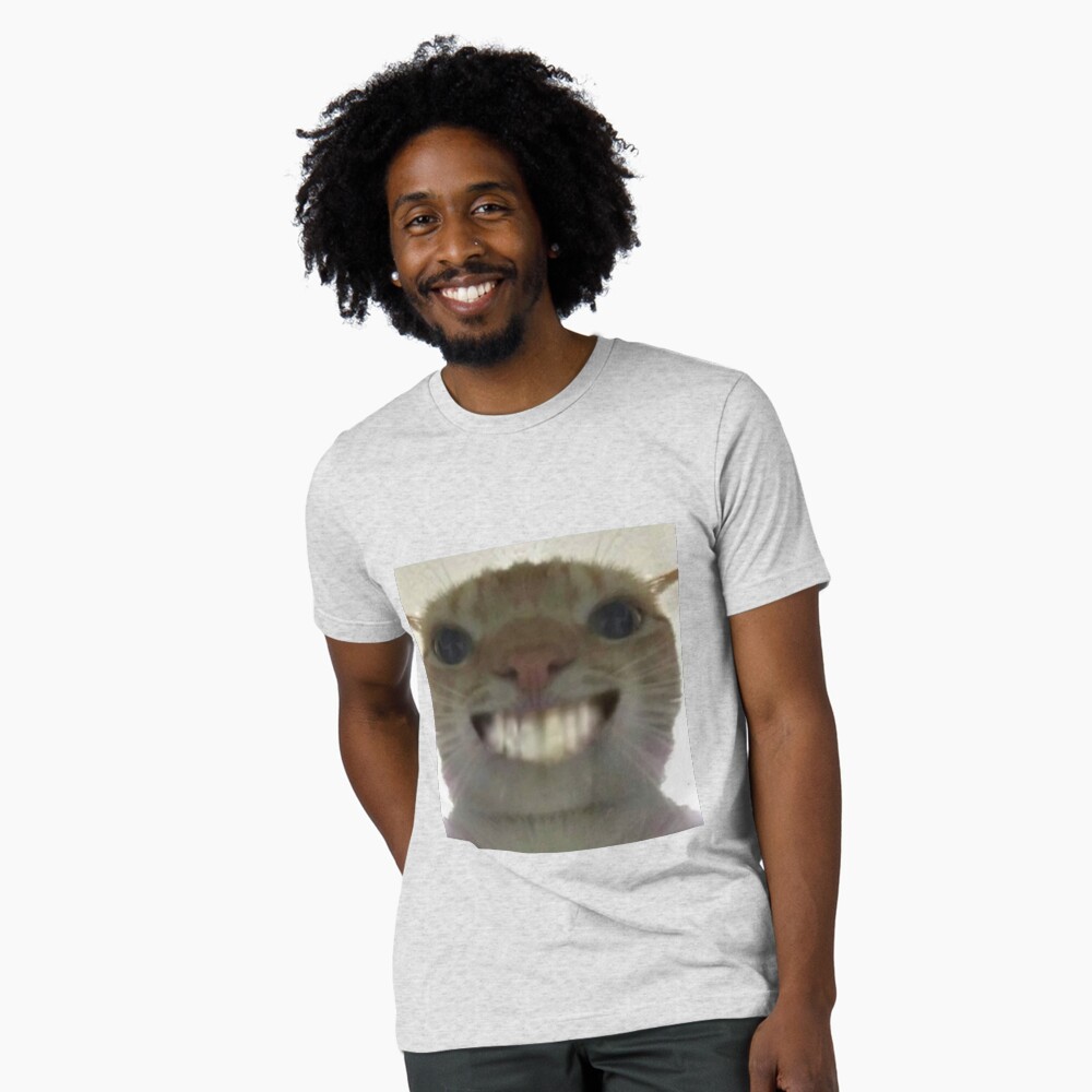 "smiley cat meme" Sticker for Sale by Pjbaratix | Redbubble