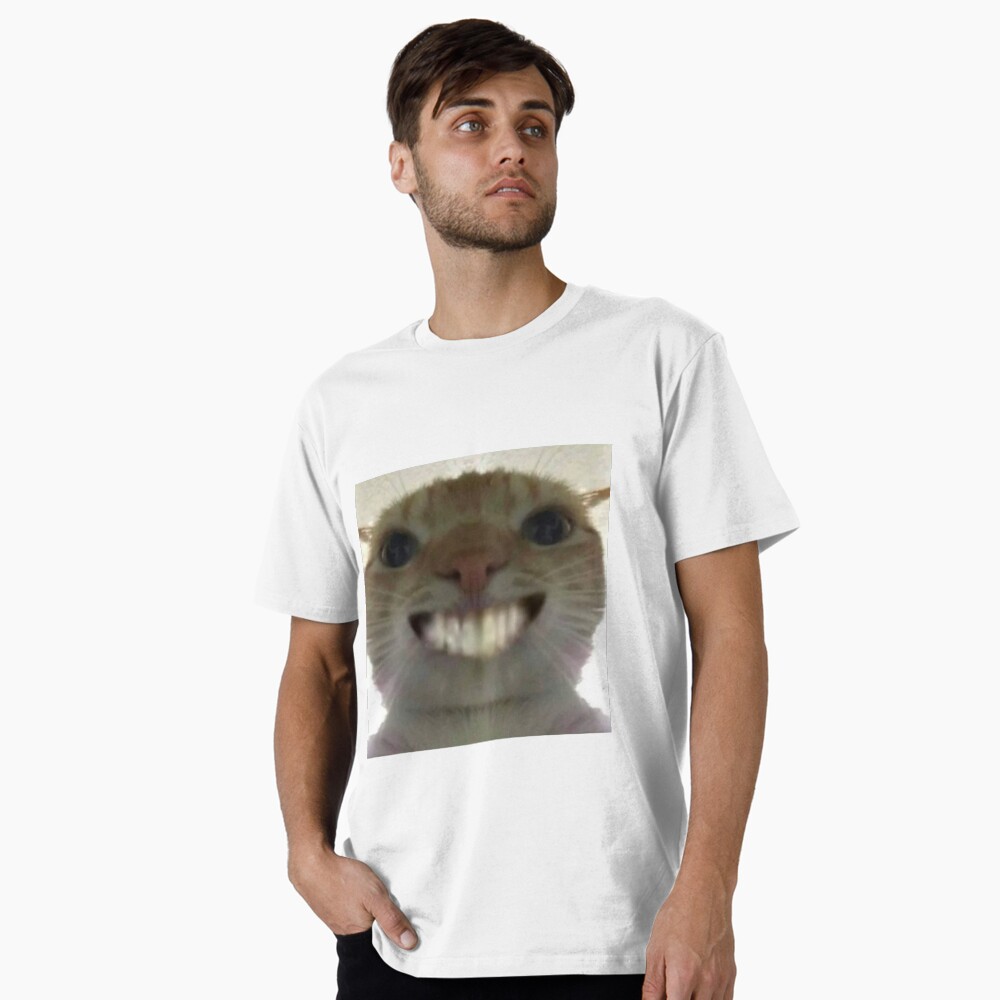 "smiley cat meme" Sticker for Sale by Pjbaratix | Redbubble