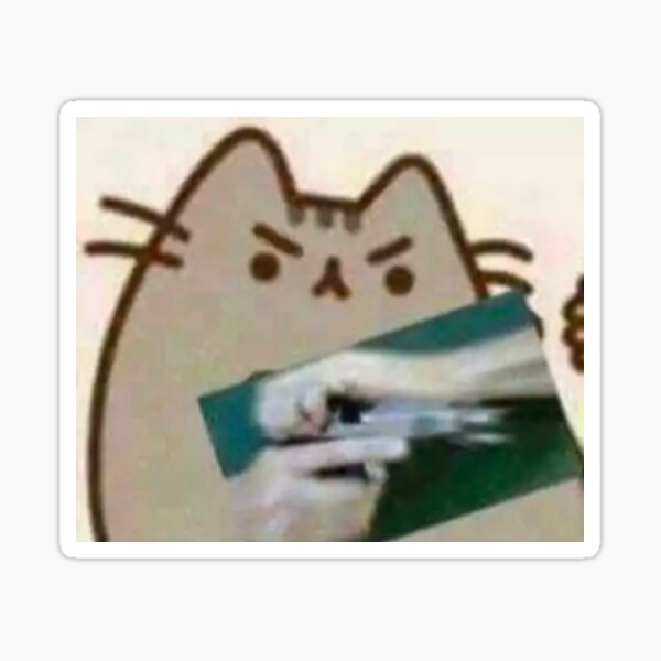 "Angry cat meme" Sticker for Sale by Pjbaratix | Redbubble