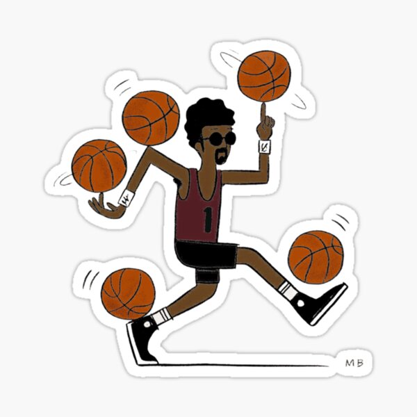 "basketball player" Sticker for Sale by Autentic-Style | Redbubble