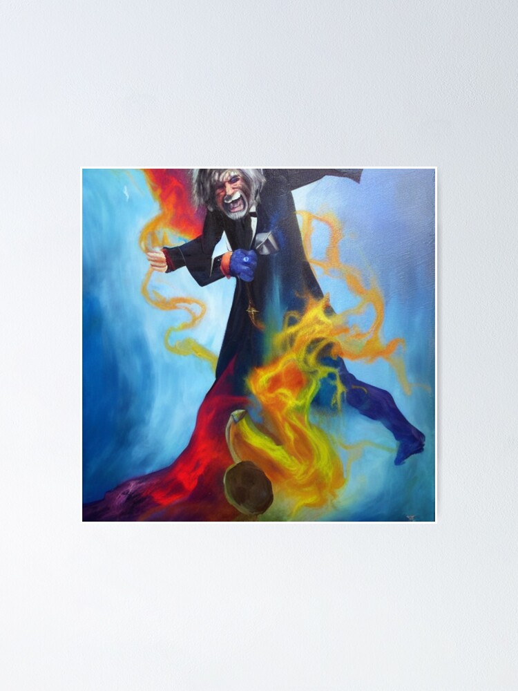 "Psycho Madness - Enchanting Wizard" Poster for Sale by PsychoMadness ...