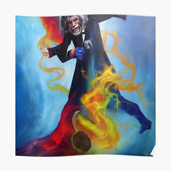 "Psycho Madness - Enchanting Wizard" Poster for Sale by PsychoMadness ...