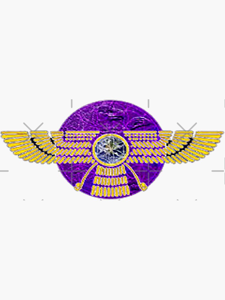 "Ancient Alien Annunaki Symbol" Sticker for Sale by Baudendistel ...