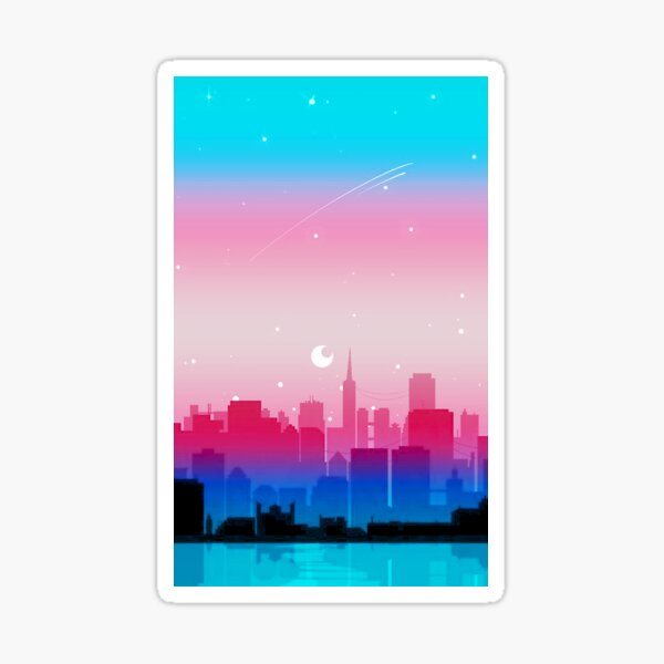 "Subtle Trans Pixel Art" Sticker for Sale by ColorMeAce | Redbubble
