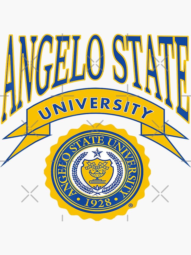 "Angelo State 1928 University" Sticker for Sale by Baudendistel | Redbubble