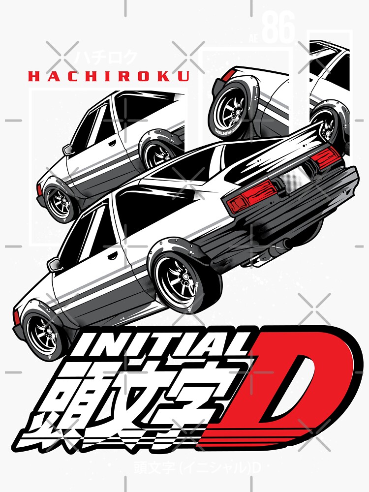 "Ae86 Frame Edition" Sticker for Sale by cungtudaeast | Redbubble