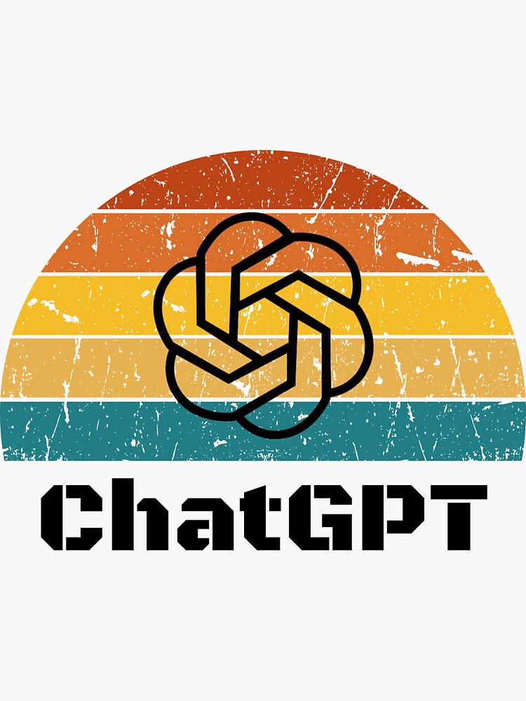 "ChatGPT" Sticker for Sale by sweary12 | Redbubble