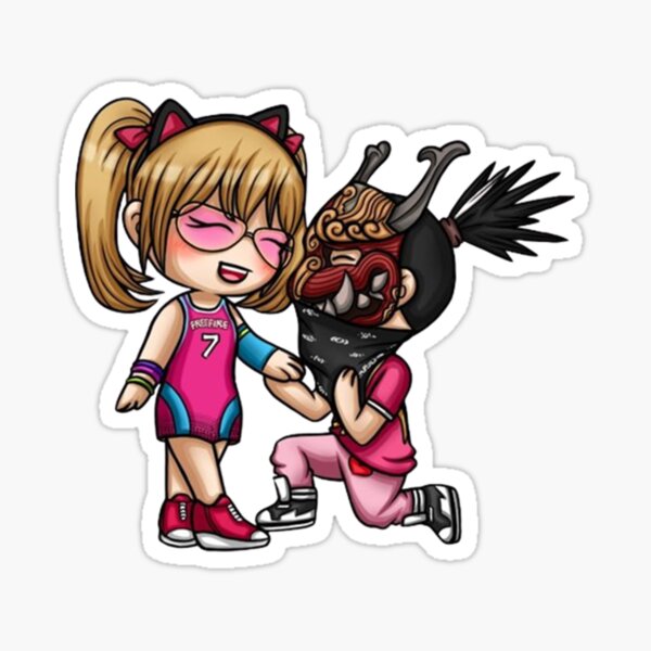 "garena free fire love" Sticker for Sale by OUMAANANE | Redbubble