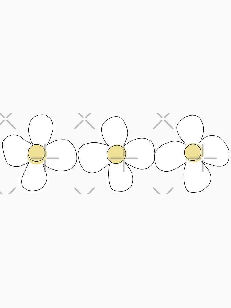 "Daisies" Sticker for Sale by miad829 | Redbubble