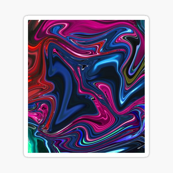 "Abstract Liquid psychedelic Metallic Marble Art Paint- Elegant neon ...