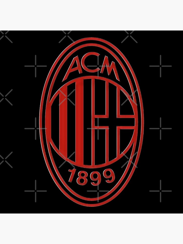"Ac milan red" Poster for Sale by CURVA-SUD | Redbubble