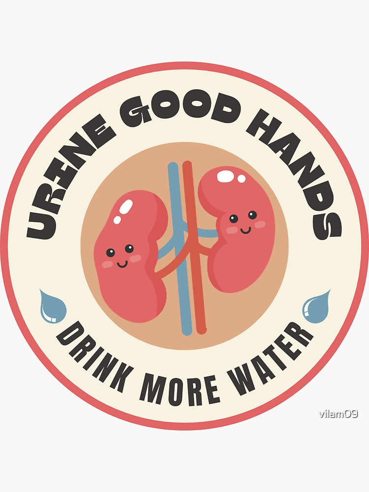 "Urine good hands Funny Medicine Humor Sticker" Sticker for Sale by ...