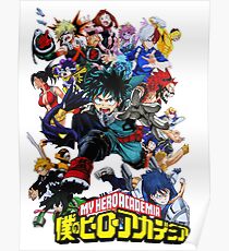 My Hero Academia: Posters | Redbubble