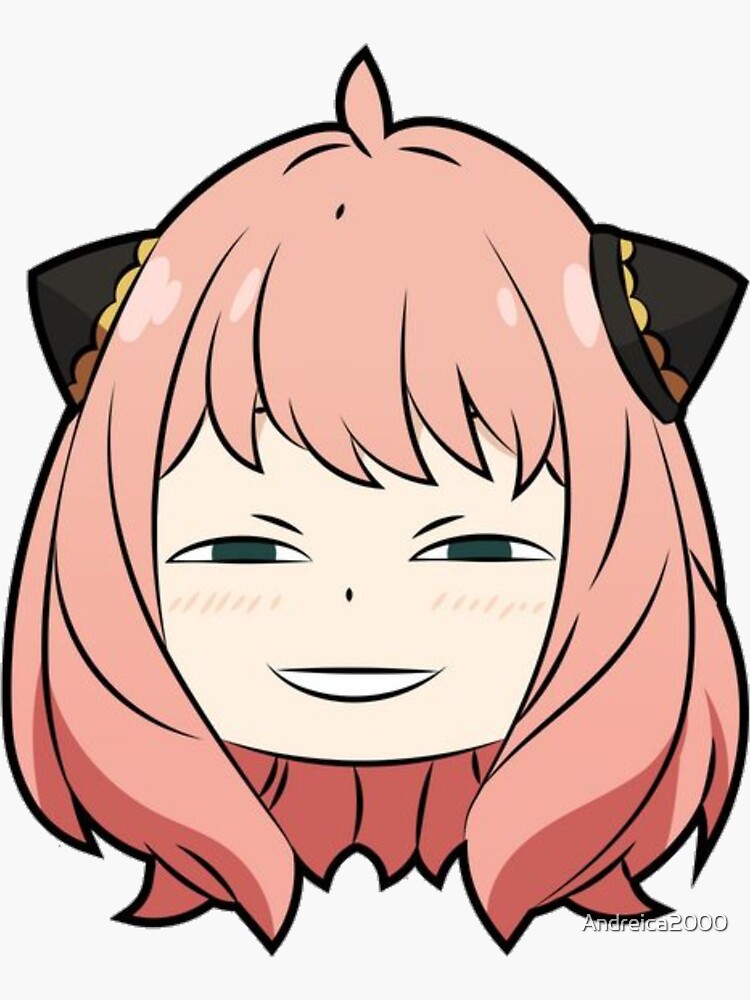 " Anya Forger" Sticker for Sale by Andreica2000 | Redbubble