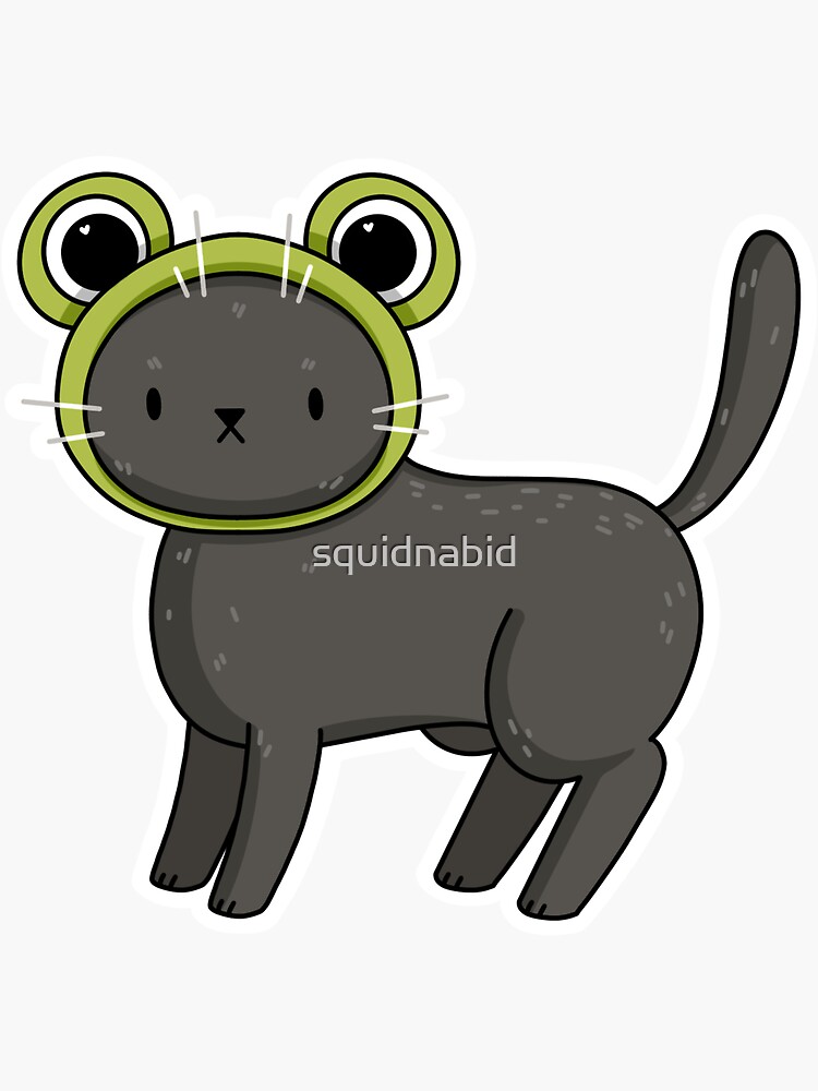 "frog friend :)" Sticker for Sale by squidnabid | Redbubble